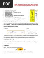 Pipes. Wall Thickness Calculation According ASME B31.3 | PDF | Pipe ...