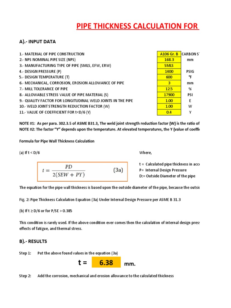 Pipe Thickness Guide for Engineers | PDF | Pipe (Fluid Conveyance) | Metals