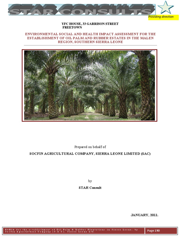 Revised Eshia Report For Sac SL .Doc 16th April 2011 | PDF ...