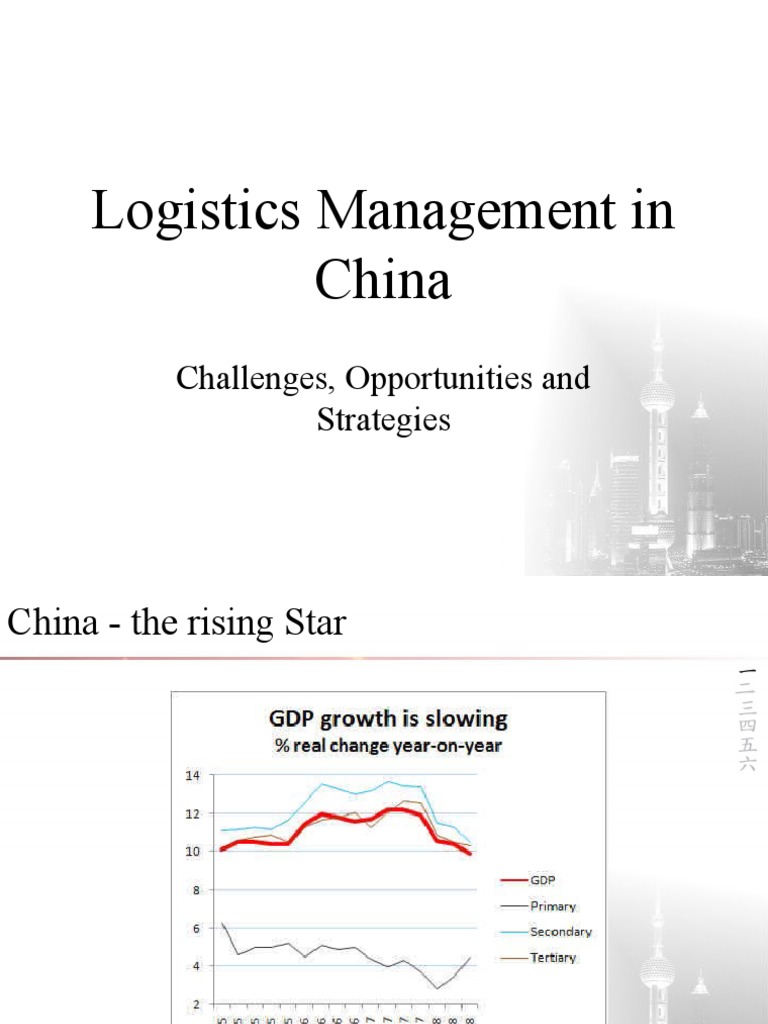 Logistics Management in China | PDF | Logistics | Market (Economics)