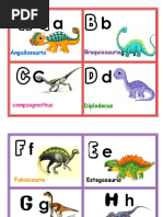 Triptico Dinosaurios | PDF | Dinosaurios | Taxa