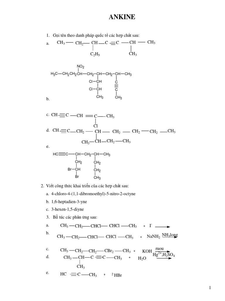 Gọi tên ankađien theo danh pháp IUPAC: CH2=CH-CH=C(CH3)2