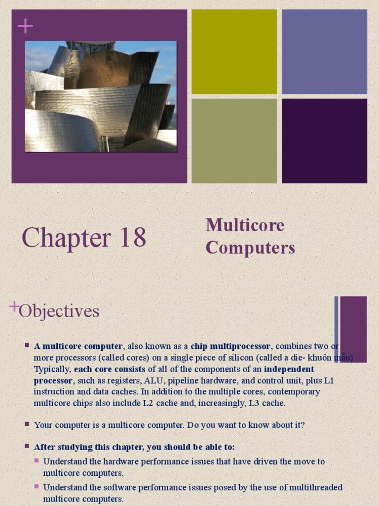 Slot29 CH18 MultiCoreComputers 18 Slides | PDF | Multi Core Processor | Parallel Computing