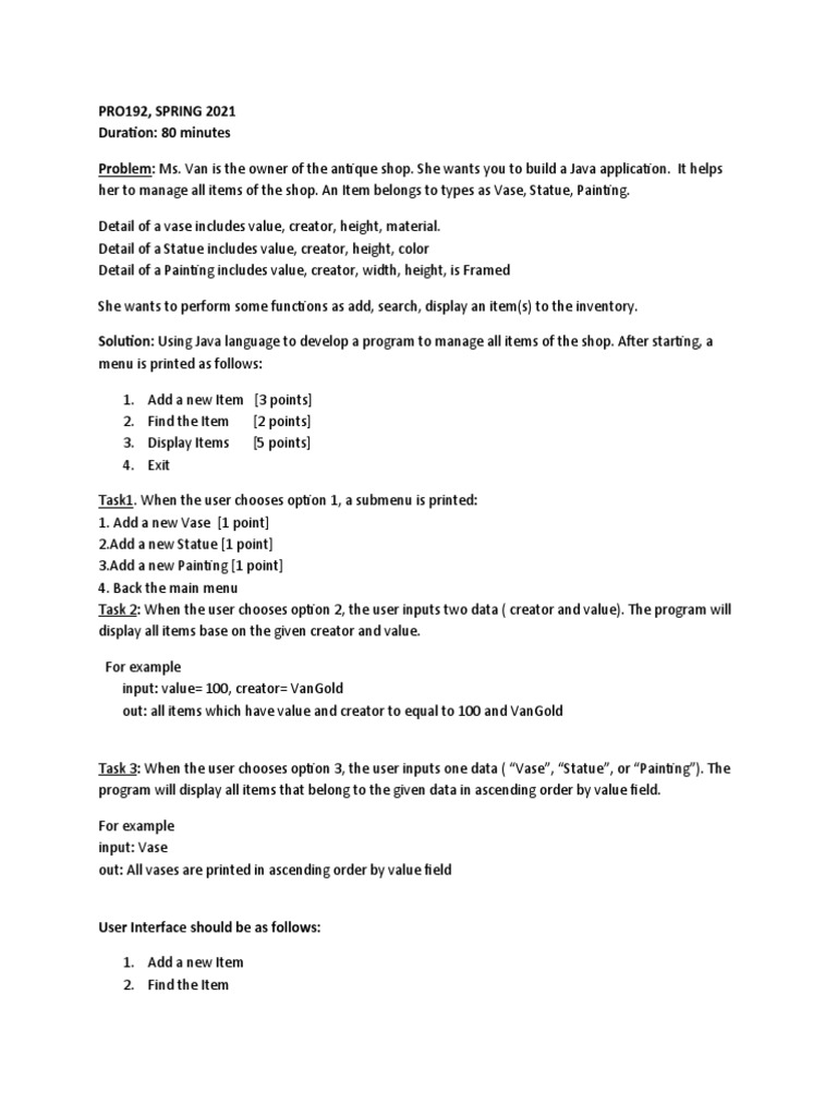 Pro192 Spring 2021 - 1 | PDF | Art | Computers