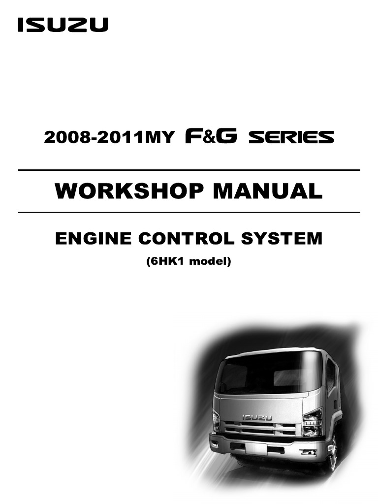 Isuzu 6HK1 Engine DTC Guide | PDF | Throttle | Turbocharger