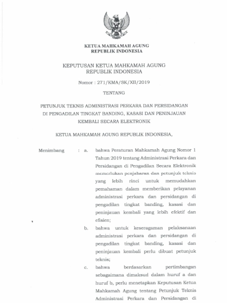 SK Kma 271 2019 | PDF
