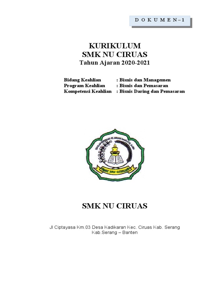 Caper Doc 1 SMK NU | PDF