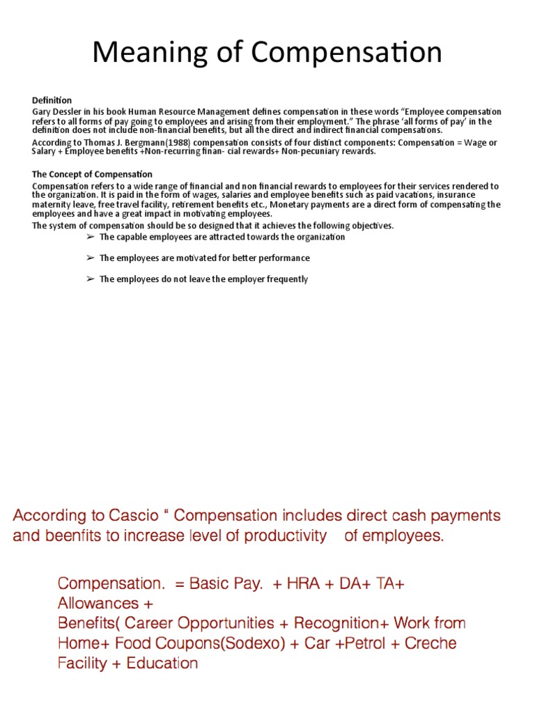 Compensation Management | PDF | Labour Economics | Supply (Economics)