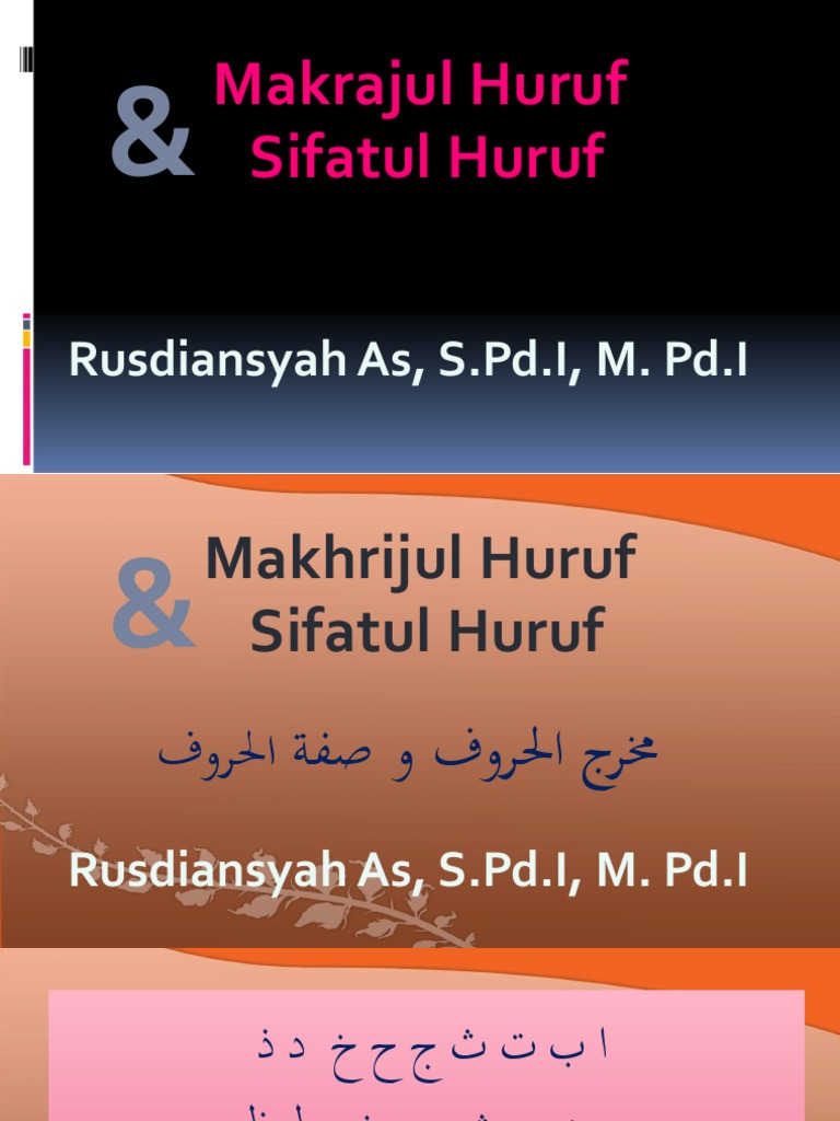 Ilmu Tajwid 2 Makhraj Huruf Dan Sifatul Huruf Terbaru Lengkap (Repaired ...