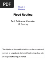 Muskingum Method for Flood Wave Simulation | PDF | Mathematical ...