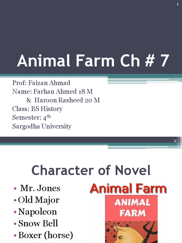 Animal Farm Ppt-1 | PDF