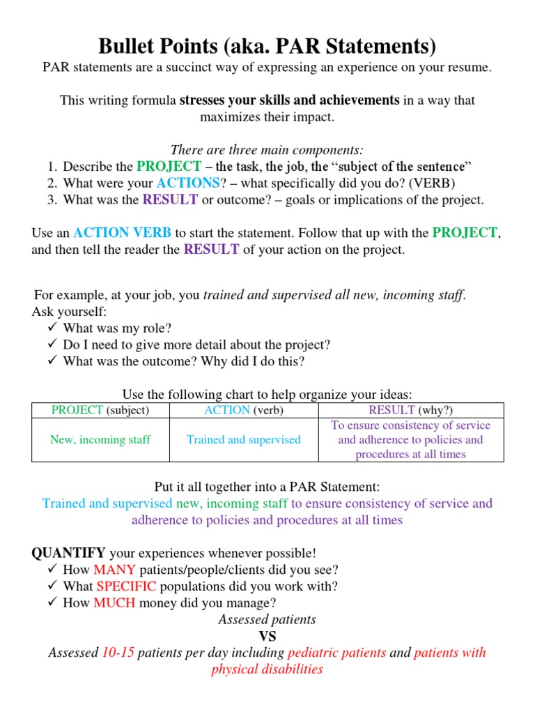 Par Statements - Updated 2016 | PDF | Cognition | Human Nature