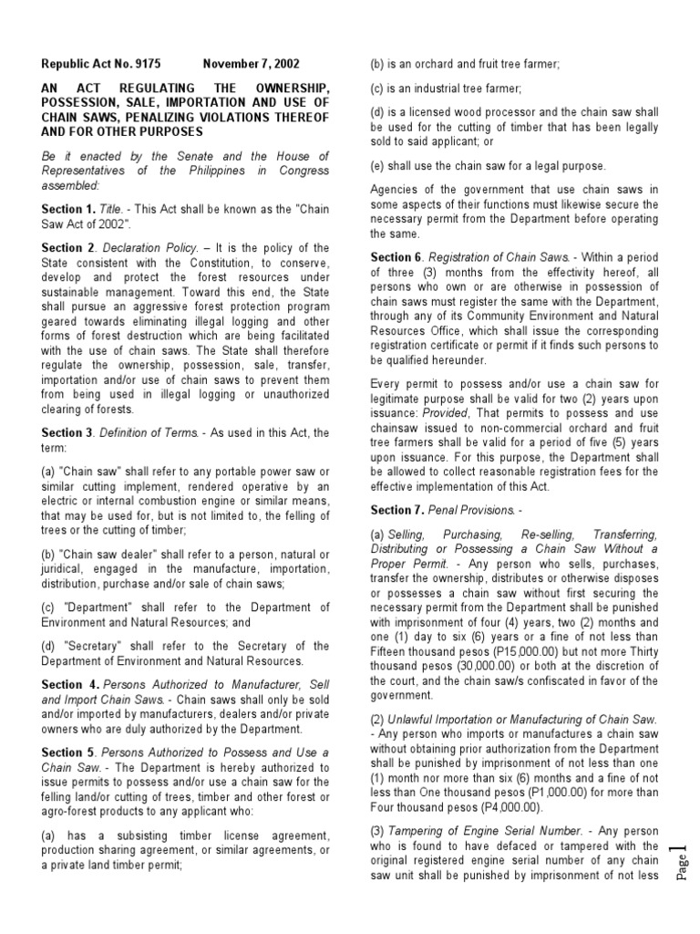 Ra 9175 | PDF | Public Law | Common Law