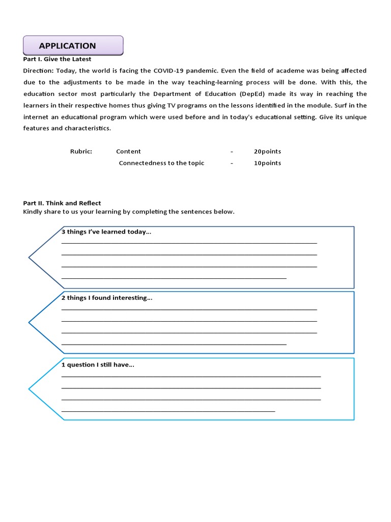 M5L3 Application | PDF
