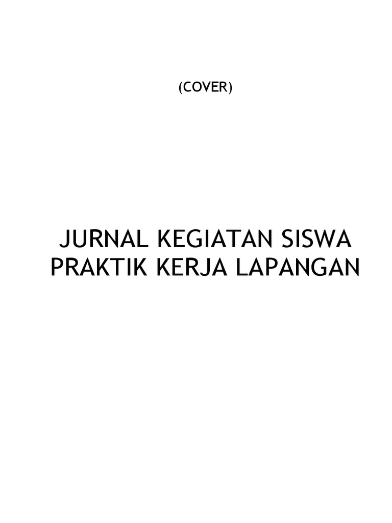Contoh Template Buku Saku Magang | PDF