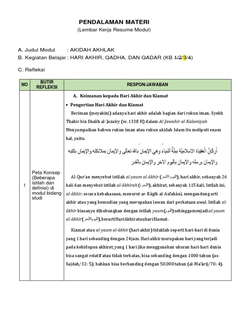 LK - Resume Modul 5 KB 3 | PDF