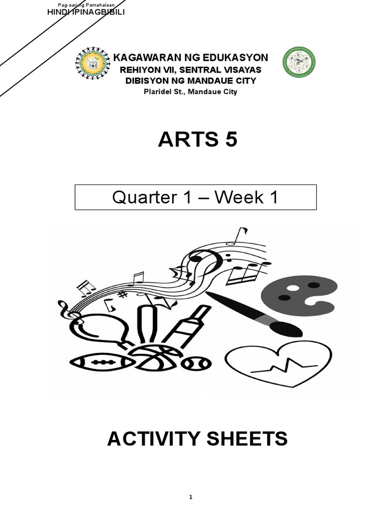 Arts 5 Activity Sheet Quarter 1 Week 1 | PDF
