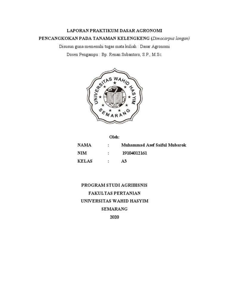 Laporan Praktikum Mencangkok Muhammad Asef Saiful Mubarok | PDF