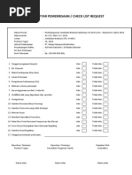 Form Persetujuan Material Lembar Approval | PDF