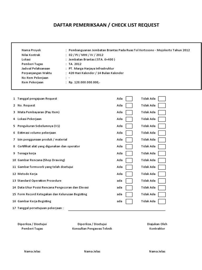 II.6.3 Pengajuan Request Pekerjaan | PDF