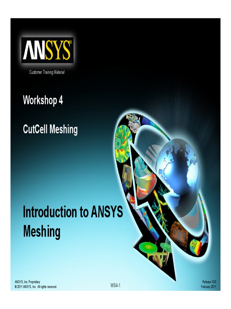 Introduction To Ansys Introduction To Ansys Meshing: WKH 4 Workshop 4 Cutcell Meshing G | PDF ...
