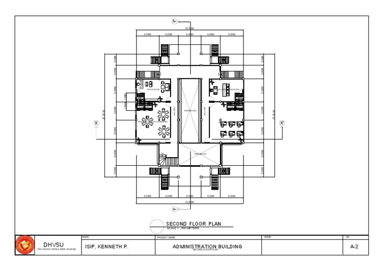 Admin Second Floor Plan | PDF