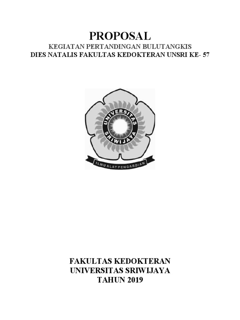 Proposal Badminton VICTORY 2019 | PDF