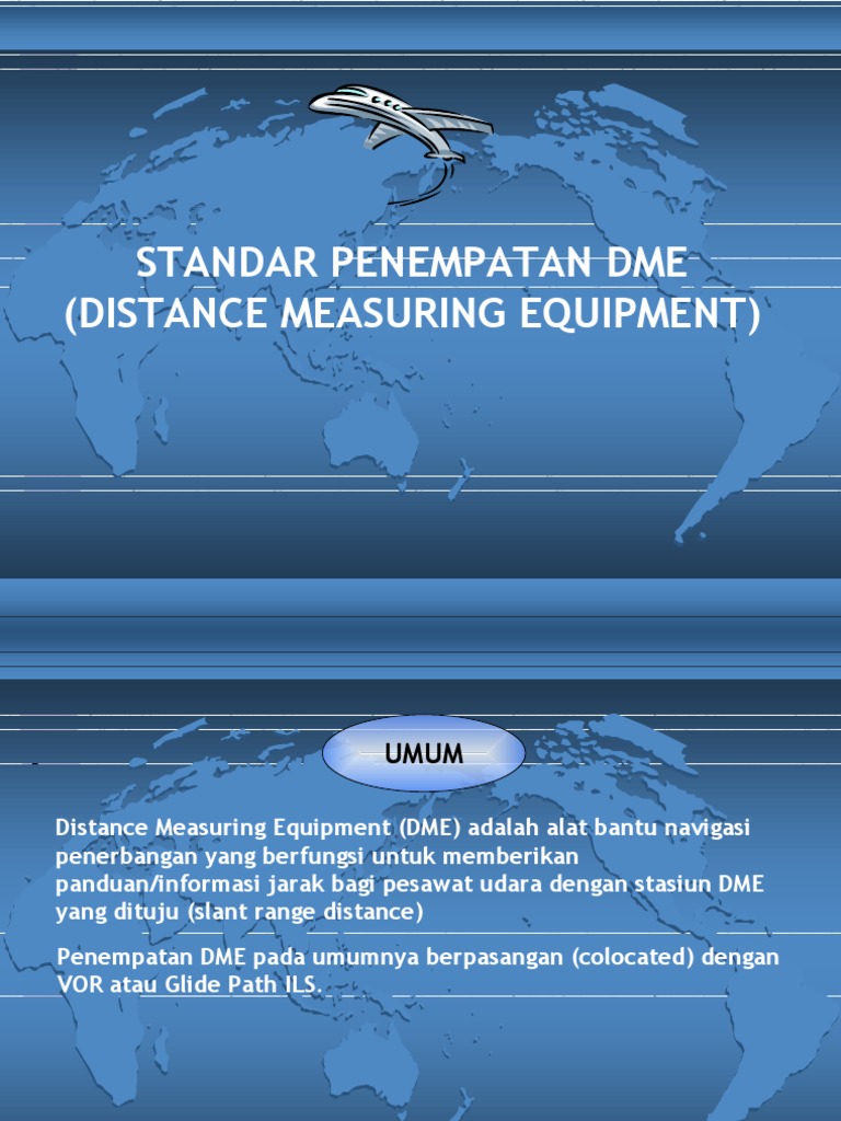 Standar Penempatan Dme (Distance Measuring Equipment) | PDF