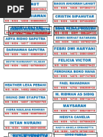 Label Nama Raport Siswa SMP | PDF | Cooking, Food & Wine