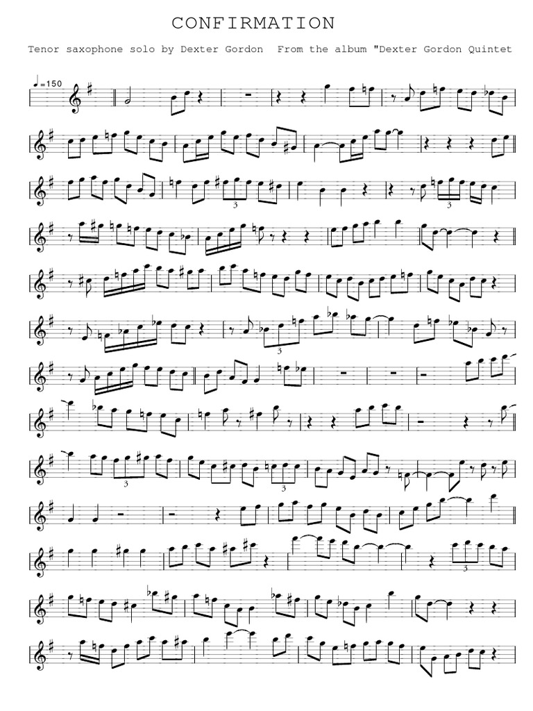 Confirmation | PDF | Musique jazz | Divertissement (Général)