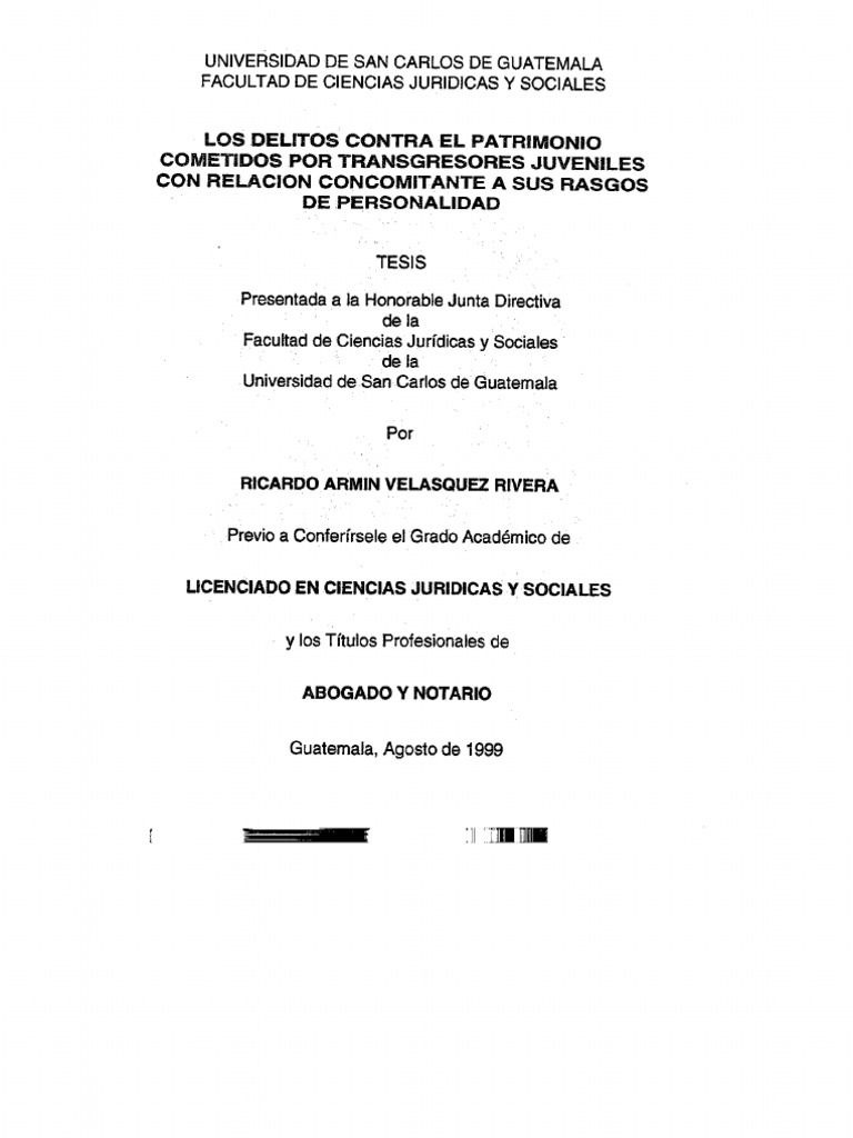 Tesis USAC. | PDF | Política | Ciencias sociales
