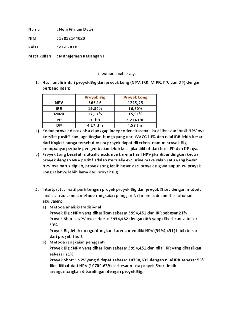 UAS MKII Essay | PDF