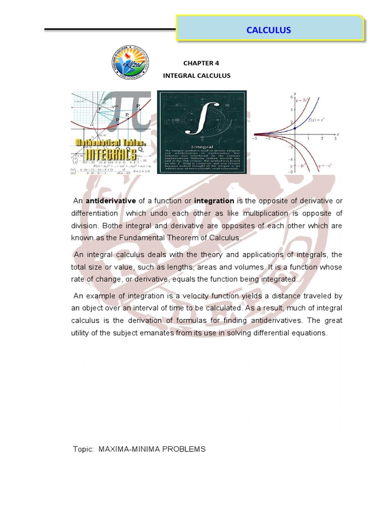 Calculus 4th Quarter V2 .Edited | PDF | Integral | Calculus