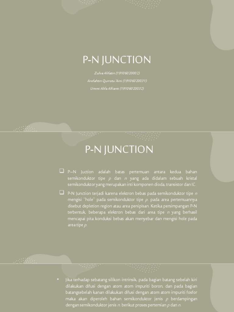 P N Junction | PDF
