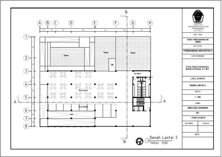 05 - Denah Lantai 4 | PDF