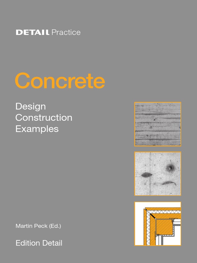 Concrete: Design Construction Examples | PDF | Concrete | Cement