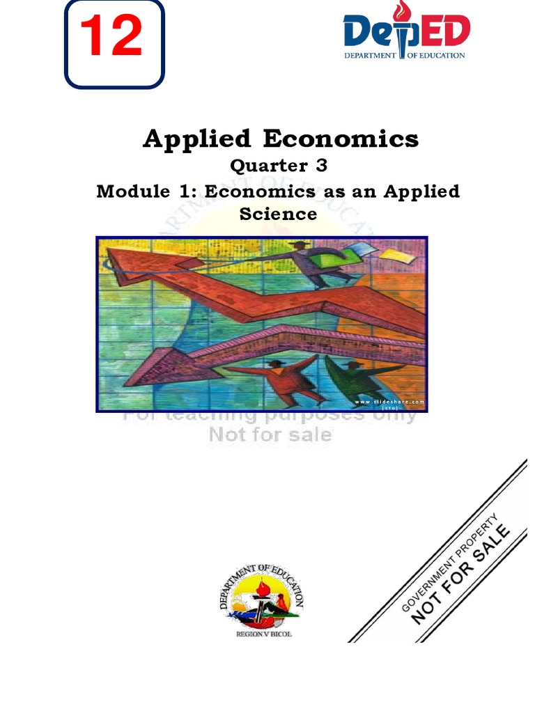 Applied Economics Module 1 Q1 | PDF | Supply And Demand | Economic ...