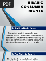 8 Basic Consumer Rights | PDF