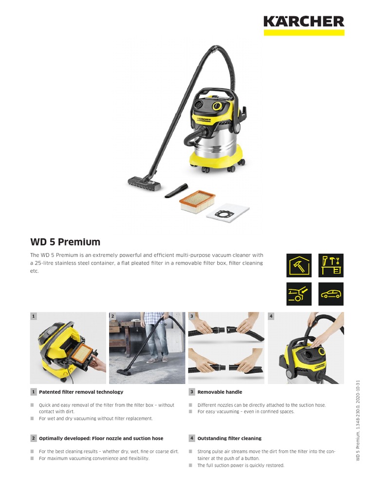 Karcher | PDF | Vacuum Cleaner | Mechanical Engineering