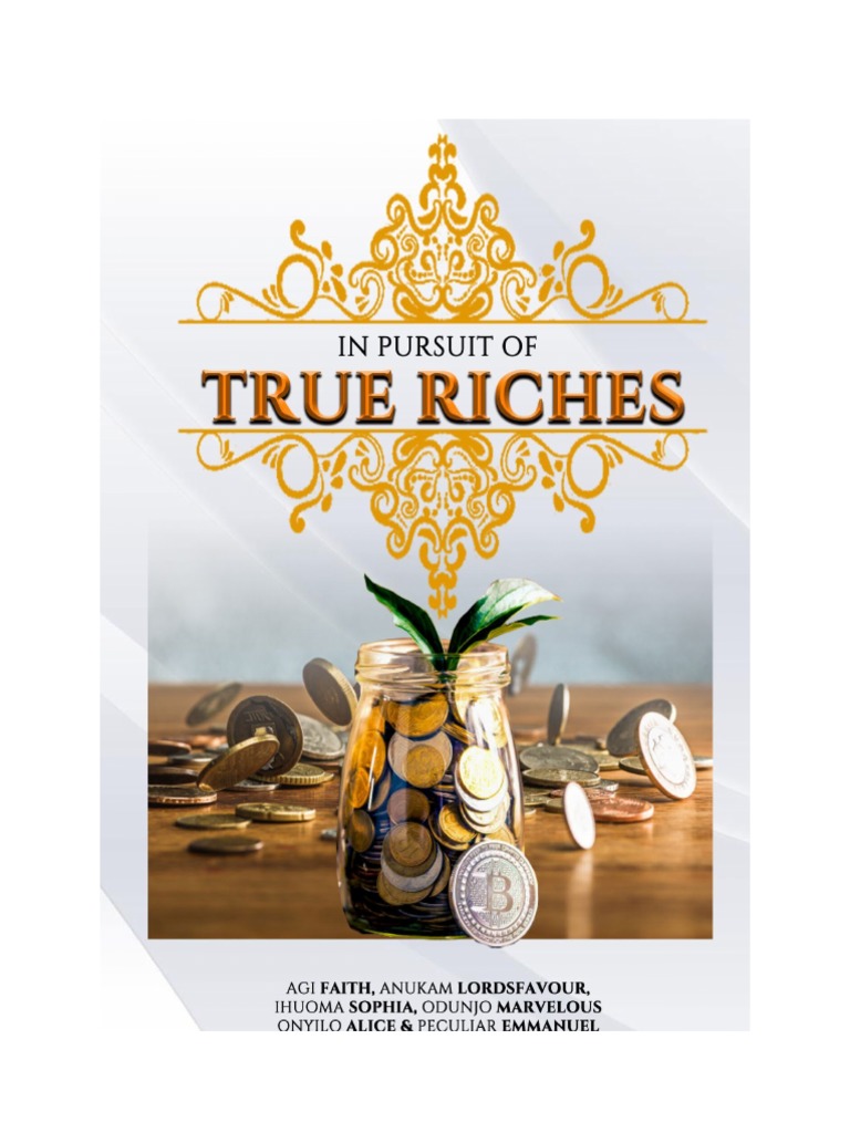 True Riches | PDF | Bible | Religious Texts