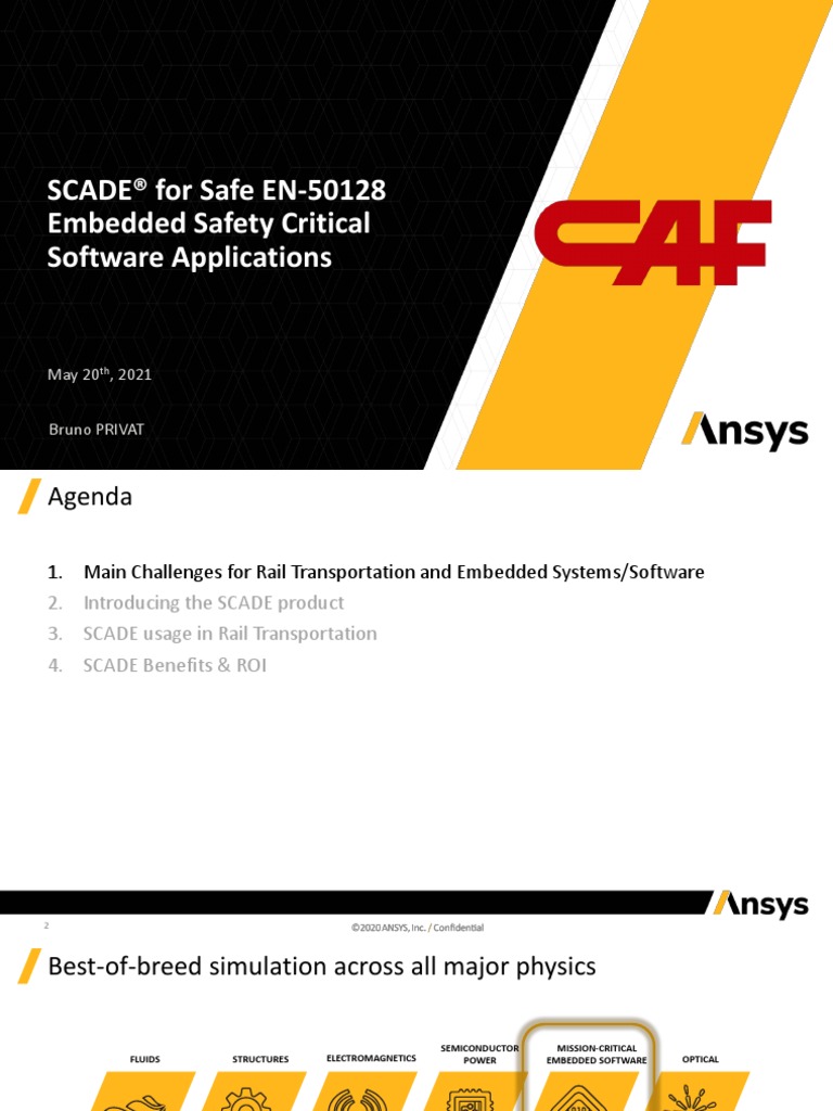 Ansys SCADE Solutions For Safe Rail Embedded Software | PDF | Software ...