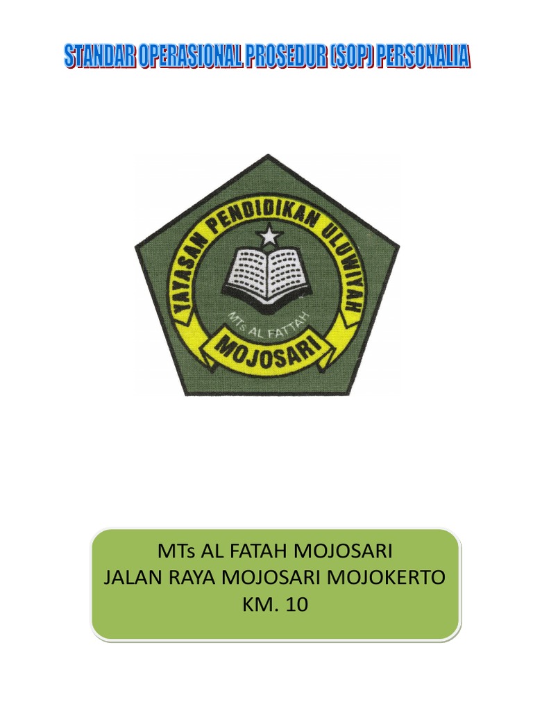 Sop Personalia 2019 | PDF | Karier & Perkembangan