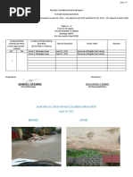 r12 Regional Consolidated Monitoring Report On The Barangay Compliance On The Conduct of ...