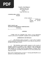 Answer With Affirmative Defenses | PDF | Pleading | Complaint