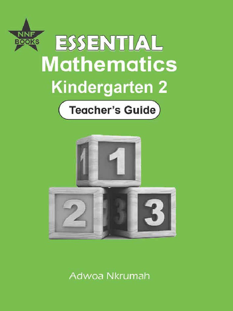 Essential Mathematics Kindergarten 2 Teachers Guide 9789988897635 | PDF ...