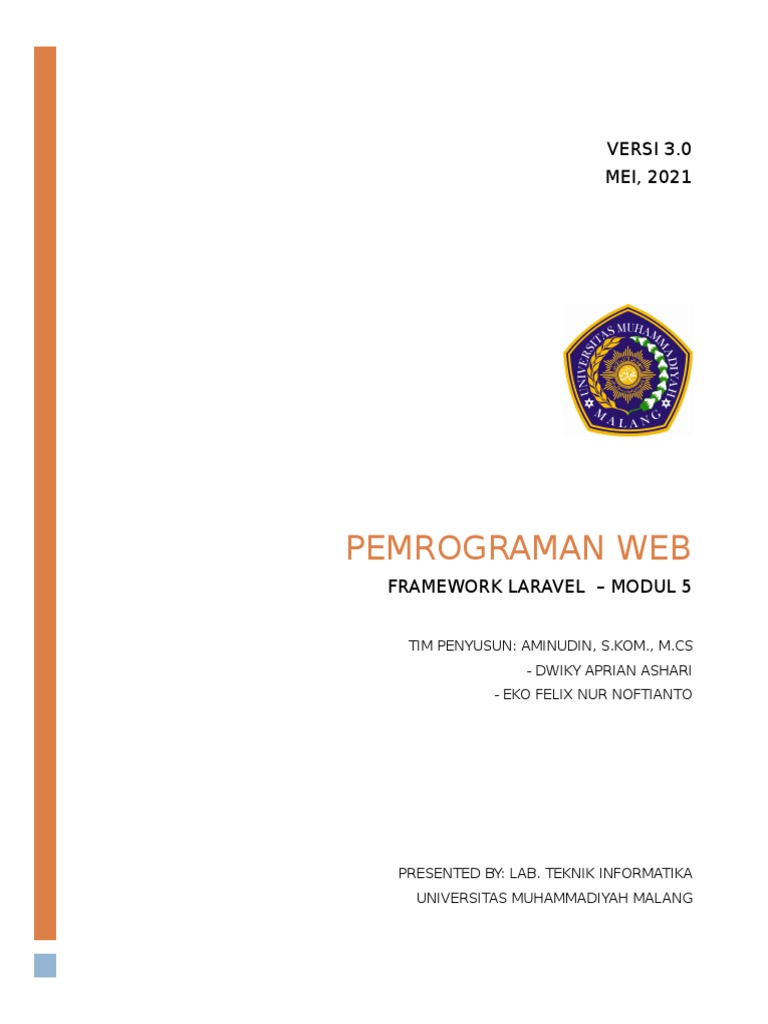 Modul 5 - Framework Laravel | PDF