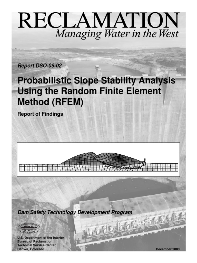 Probabilistic Slope Stability Analysis Using The Random Finite Element Method (RFEM) | PDF ...