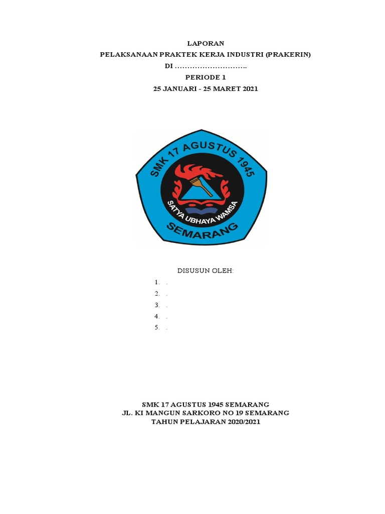 Farmasi Template Laporan Magang | PDF