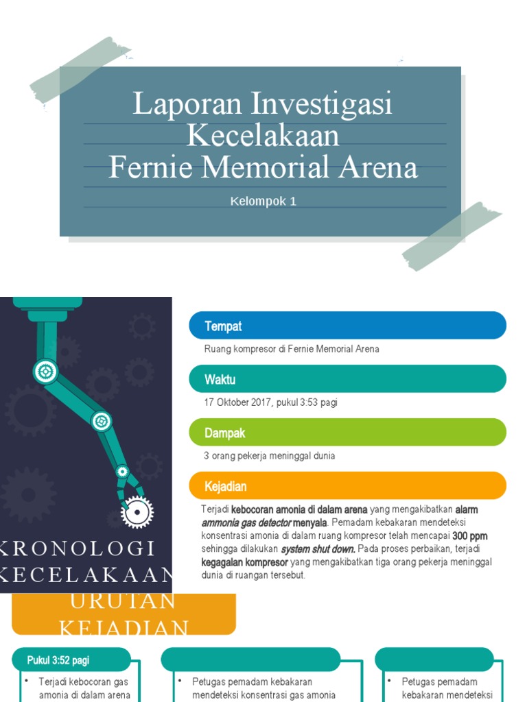 Fernie Memorial Arena Accident Investigation - Kelompok 1 | PDF