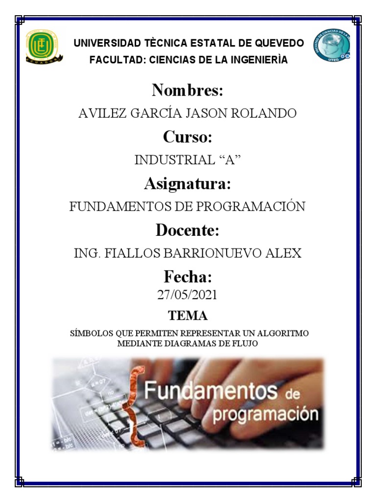 Simbología en Diagramas de Flujo | PDF | Algoritmos | Tecnologías de la ...